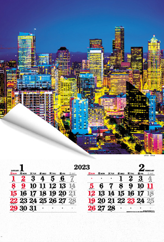 フィルム壁掛けカレンダー 画像一覧｜名入れカレンダー印刷・販売の未来暦堂